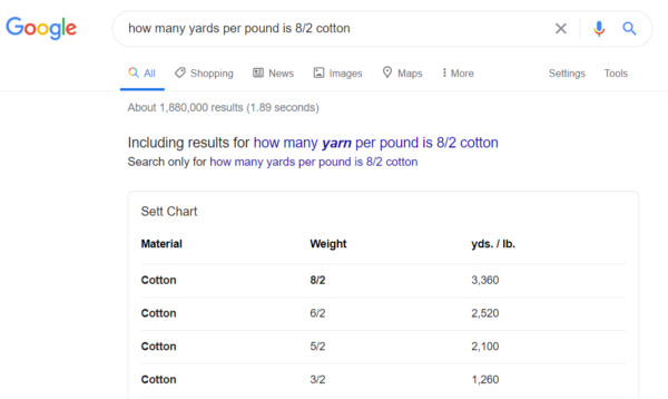 Calculating yarn on hand – Weaving With Janet Dawson