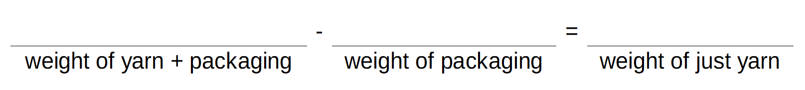 Calculating yarn on hand – Weaving With Janet Dawson